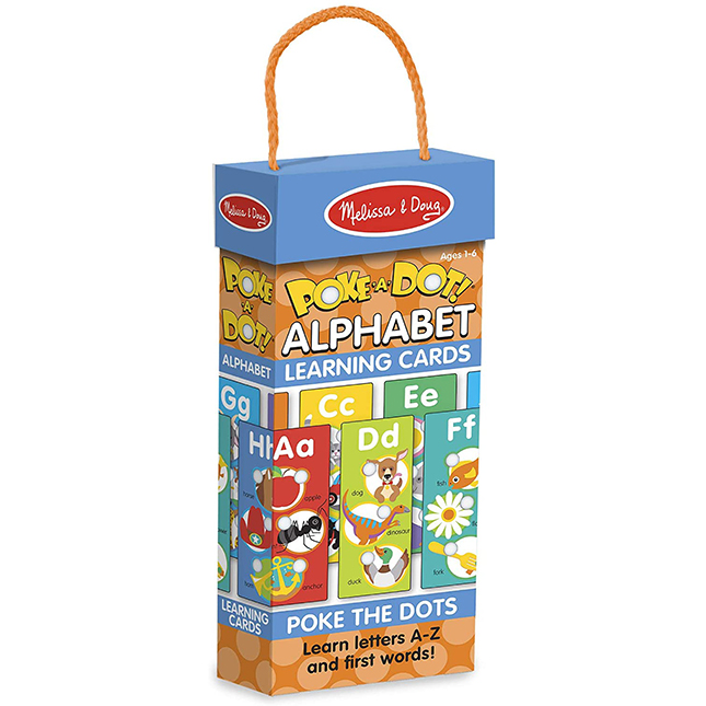 Poke-A-Dot Alphabet Learning Cards - Best for Ages 1 to 7
