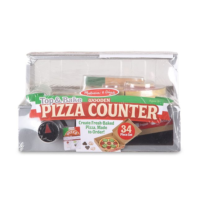 Top & Bake Pizza Counter Play Set - - Fat Brain Toys