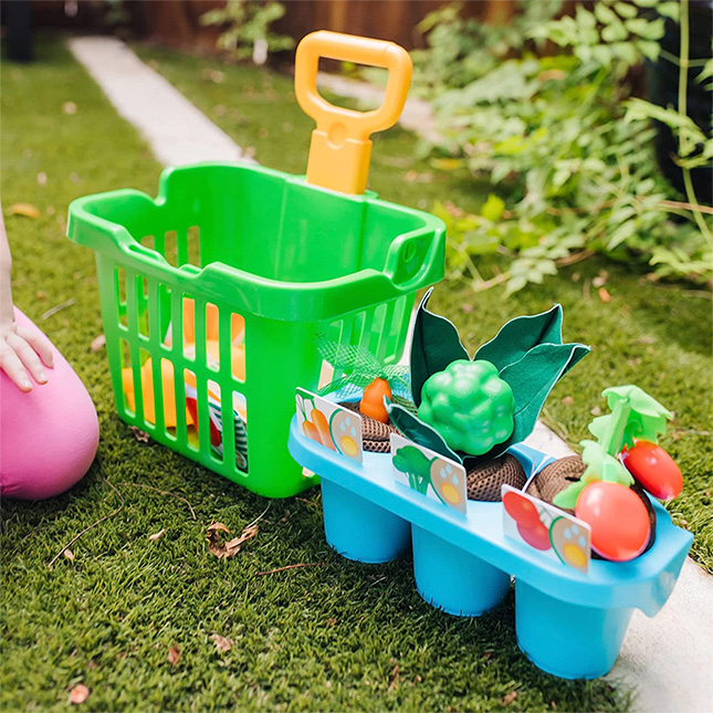 Let's Explore Vegetable Gardening Play Set - - Fat Brain Toys