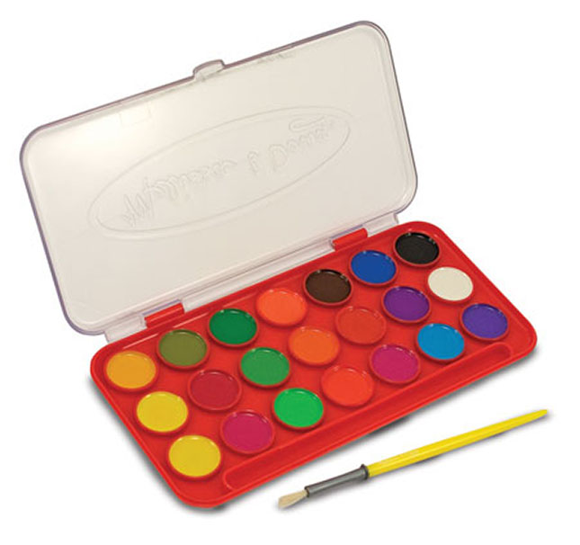 Deluxe Watercolor Set - 21 colors - - Fat Brain Toys