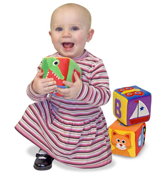 ABC Blocks - Plush - - Fat Brain Toys