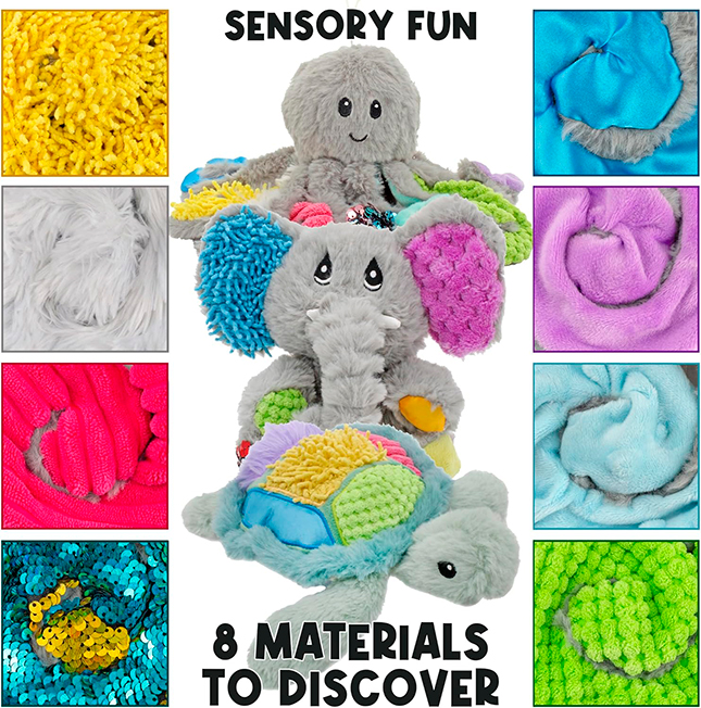 Mini Sensory Friends Set of 3 - Best Mind & Body for Ages 3 to 8