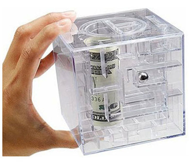 Money Maze Bank - - Fat Brain Toys