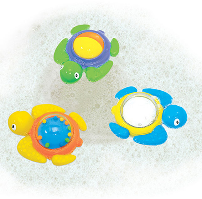 Munchkin Bath Time Turtles - - Fat Brain Toys