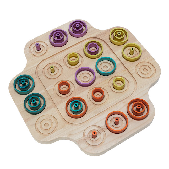 Otrio Inventor's Edition - Rubberwood - - Fat Brain Toys