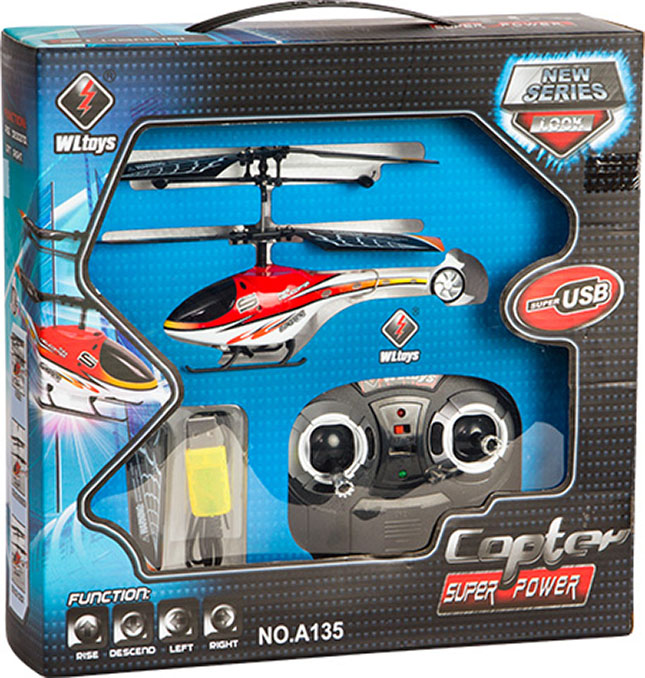 Invento - RC 2 Channel - Copter Super Power - - Fat Brain Toys