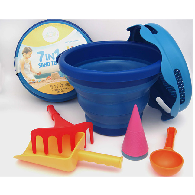 7 in 1 Sand Toys - Best Outdoor Toys for Ages 2 to 7 - Fat Brain Toys