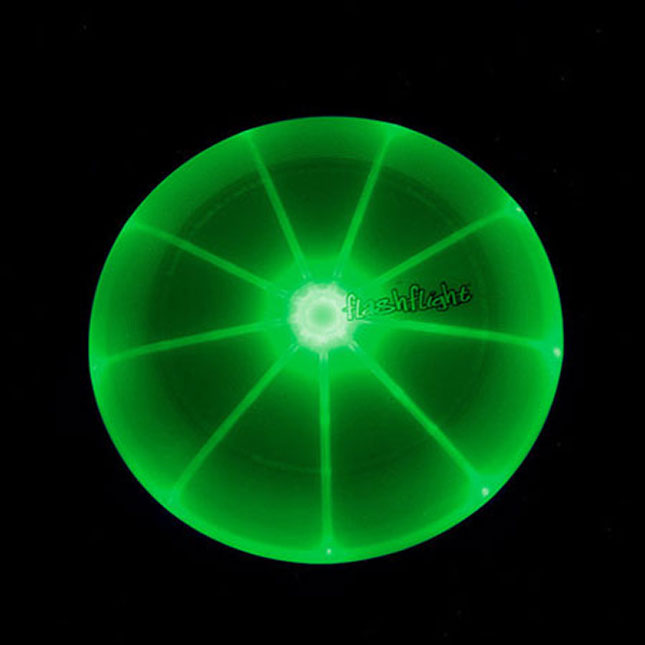 FlashFlight LED Light-Up Flying Disc - - Fat Brain Toys