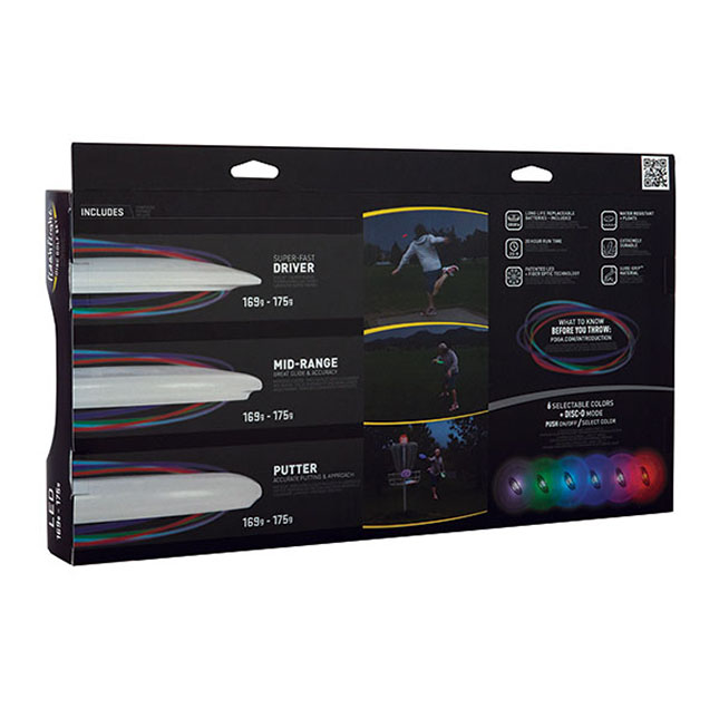 Flashflight LED Disc Golf Set - - Fat Brain Toys