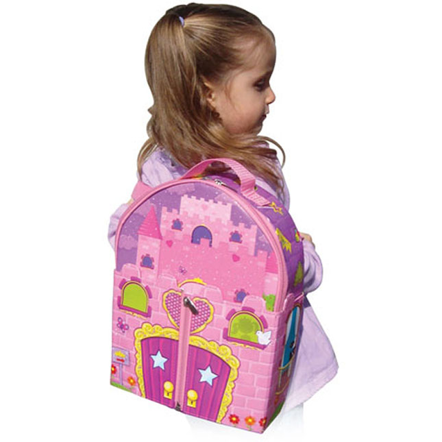 Doll House Bring Along Backpack - - Fat Brain Toys