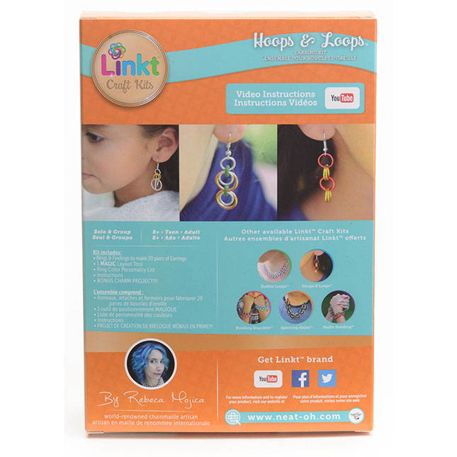 Linkt Craft Kits - Hoops & Loops - - Fat Brain Toys