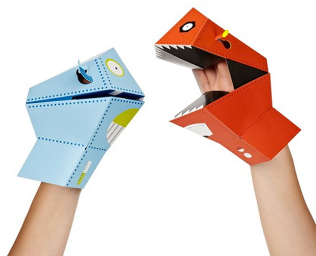 Hand Puppets - Robots - - Fat Brain Toys