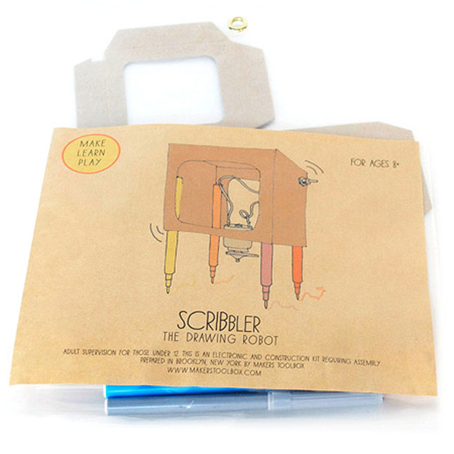 Scribbler Drawing Robot Kit - - Fat Brain Toys