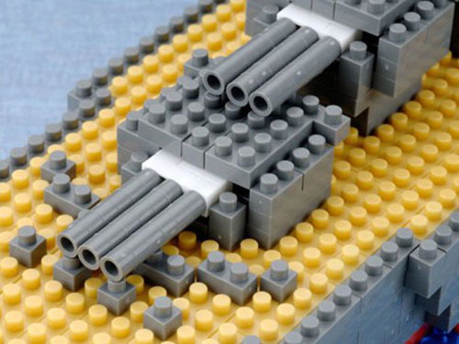 NanoBlock Deluxe Battle Ship Yamato - - Fat Brain Toys