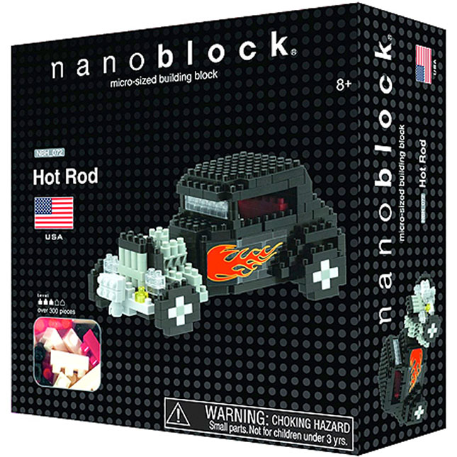 Nanoblock Hot Rod - - Fat Brain Toys