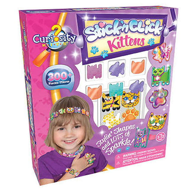Curiosity Kits Stick n Click Kittens - - Fat Brain Toys