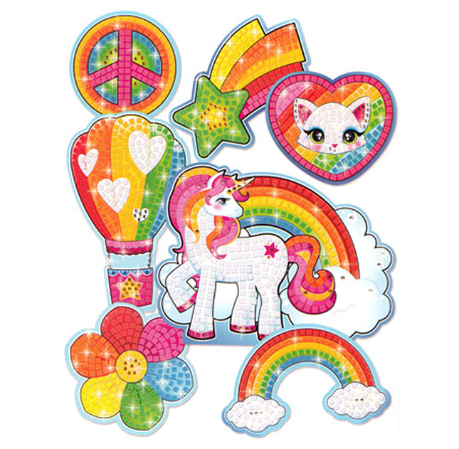 Sticky Mosaics Rainbow Magic - - Fat Brain Toys