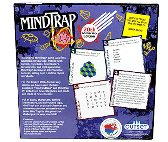 MindTrap 20th Anniversary Edition - - Fat Brain Toys