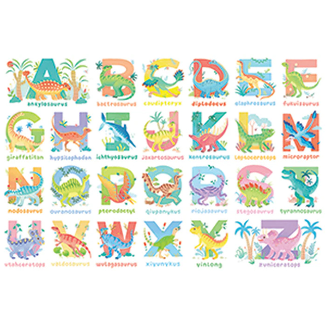 Dinosaur Alphabet Floor Puzzle - 35 pc - Best Puzzles for Ages 3 to 6