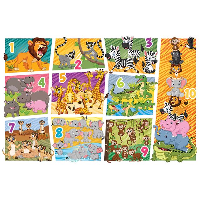 Animal Count Floor Puzzle - 35 pc - Best Puzzles for Ages 3 to 6