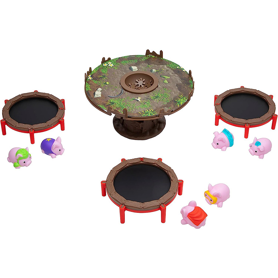 Pigs on Trampolines - Best Games for Ages 6 to 11 - Farm Toys