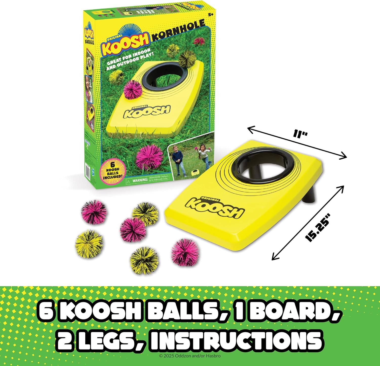 Koosh Kornhole - Best Active Play for Ages 5 to 10 - Fat Brain Toys