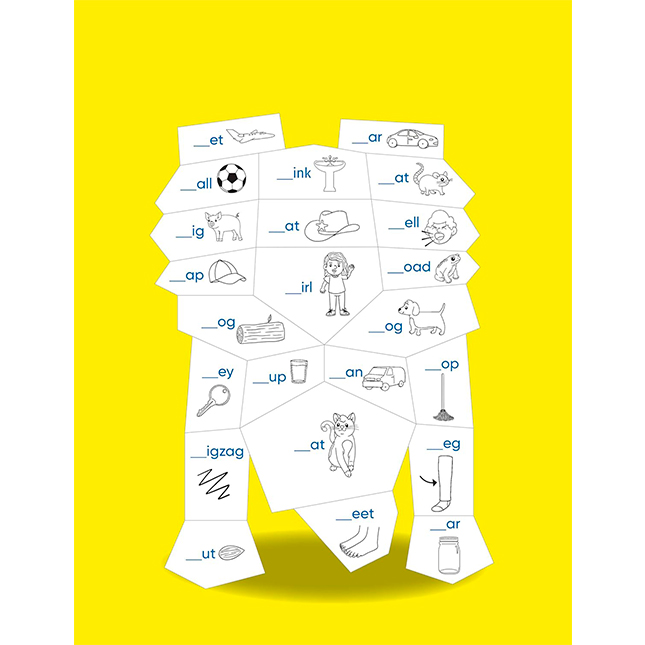 Learn By Sticker - Beginning Phonics - - Fat Brain Toys