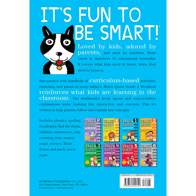 Brain Quest Math Workbook - 1st Grade - - Fat Brain Toys