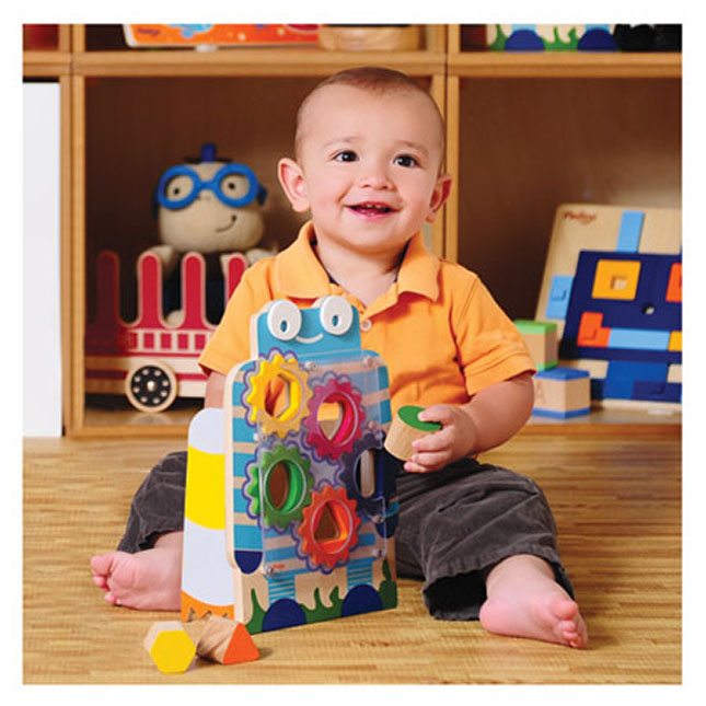 Geared Shape Sorter Robot - - Fat Brain Toys