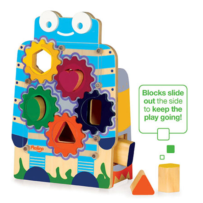 Geared Shape Sorter Robot - - Fat Brain Toys