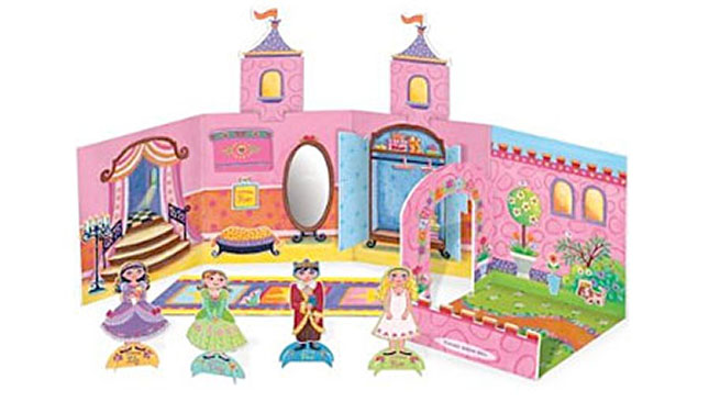 Princess Castle Paper Dolls In-a-Box - - Fat Brain Toys