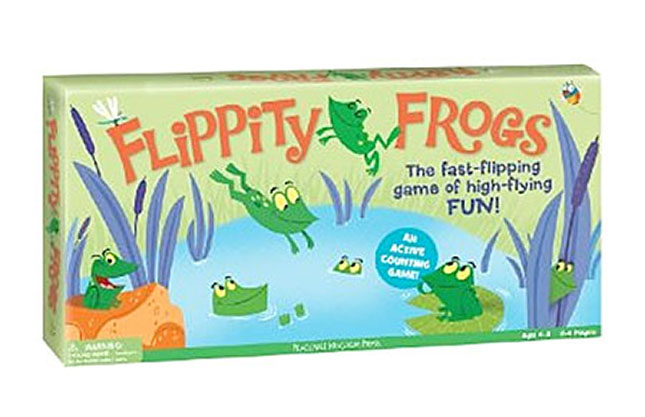 Flippity Frogs Game - - Fat Brain Toys