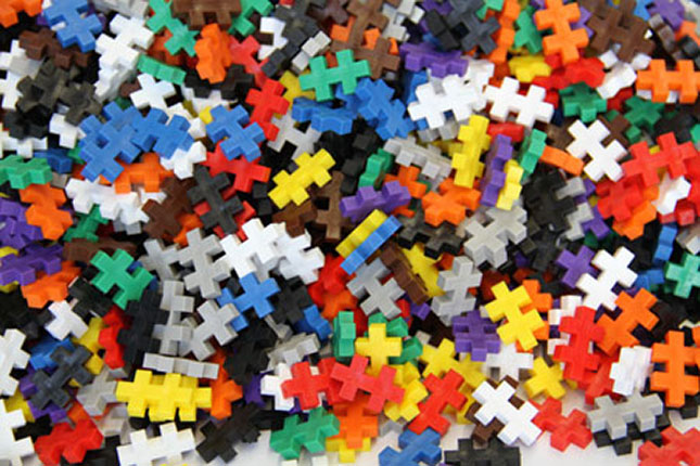 Plus Plus Mini - 100 piece set - - Fat Brain Toys