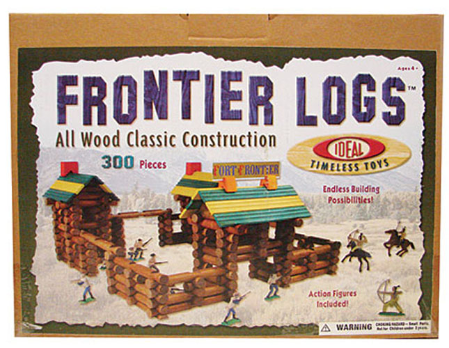 Frontier Logs - 300 Pieces with 20 Pc Action Figures