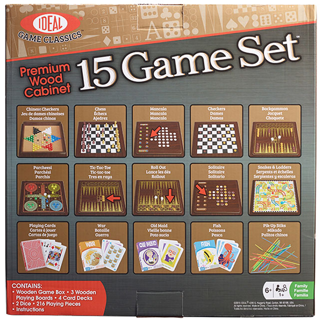 Family Game Night 15 Game Set - - Fat Brain Toys