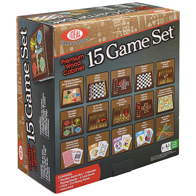 Family Game Night 15 Game Set - - Fat Brain Toys