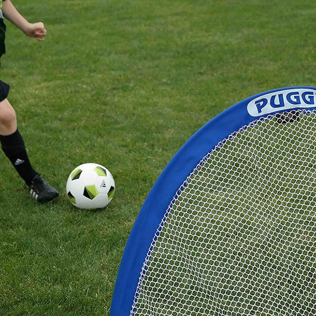PUGG 4 ft. Soccer Two Goal Set with Storage Bag - Ball Not Included