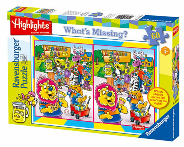 Highlights Lemonade Stand - What's Missing 60 pc Puzzle