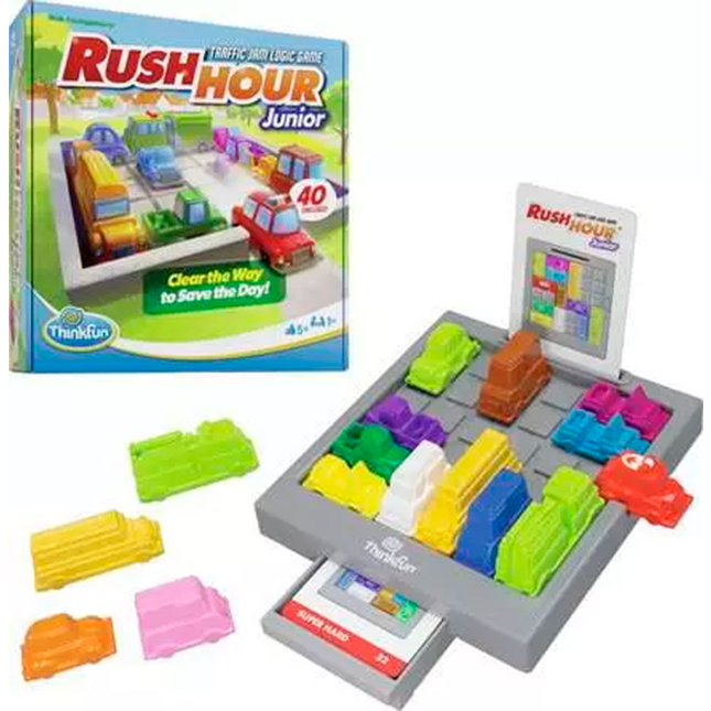 Think Fun Rush Hour Jr. - Best Brainteasers for Ages 5 to 11