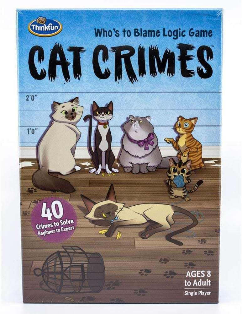 Think Fun Cat Crimes - Best Brainteasers for Ages 8 to 10