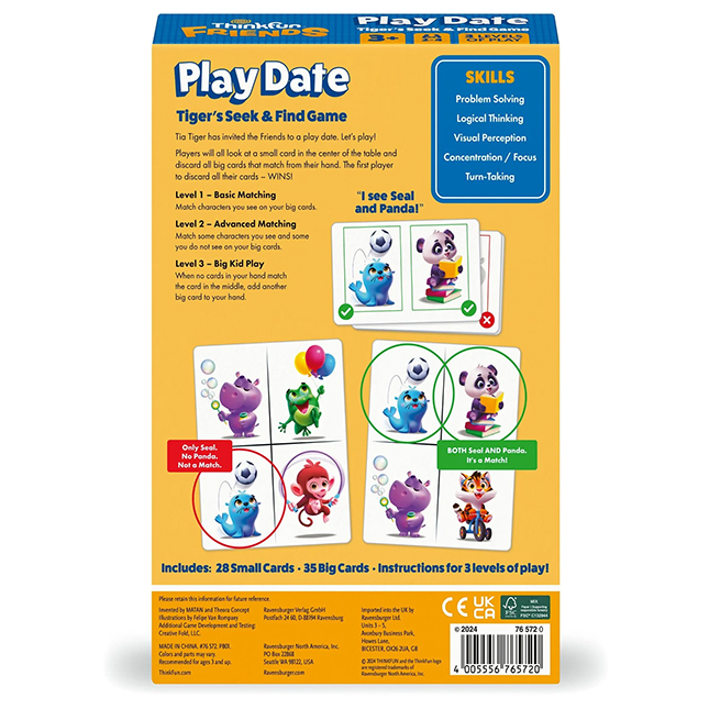 Think Fun Friends - Play Date - Best Games for Ages 3 to 7