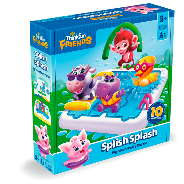 Think Fun Friends - Splish Splash - Best Brainteasers for Ages 3 to 7