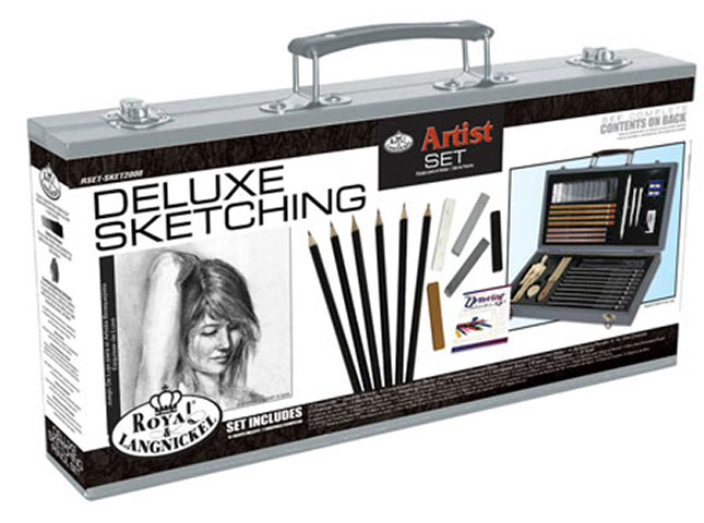 Deluxe Sketching Box Set - - Fat Brain Toys