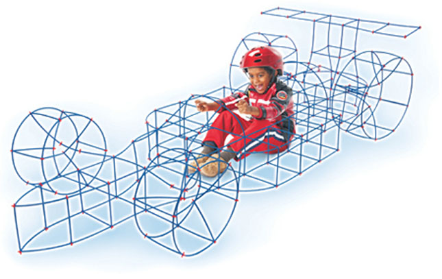 Straws & Connectors Creative Building Set - 705 pc - - Fat Brain Toys