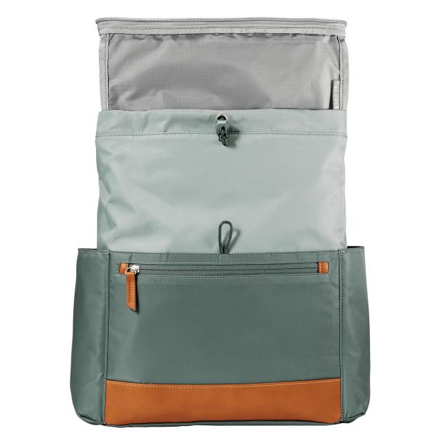 JJ Cole Mezona Cinch Top Backpack Diaper Bag Forest Green