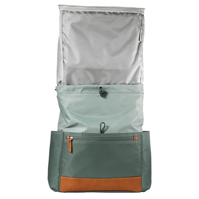 JJ Cole Mezona Cinch Top Backpack Diaper Bag Forest Green