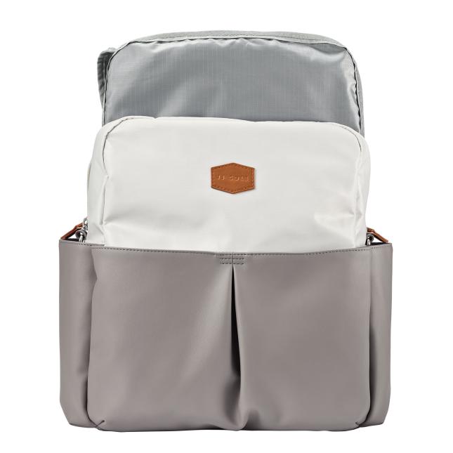 JJ Cole Popperton Boxy Backpack Diaper Bag Mushroom - Baby Gear