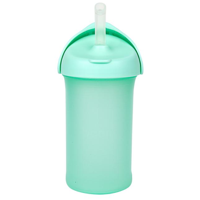 Boon SWIG Silicone Straw Cup - 9 oz. Straw Sippy Cup for 6m+ - Mint
