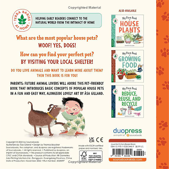 My First Book of House Pets - Books - Fat Brain Baby