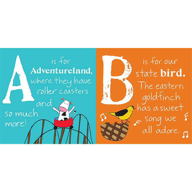 ABCs of Iowa Book - Best Baby Toys & Gifts for Ages 0 to 5